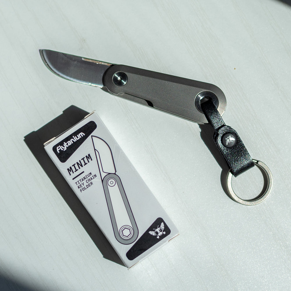 Minim - Titanium Slipjoint Knife - Keychain Folder