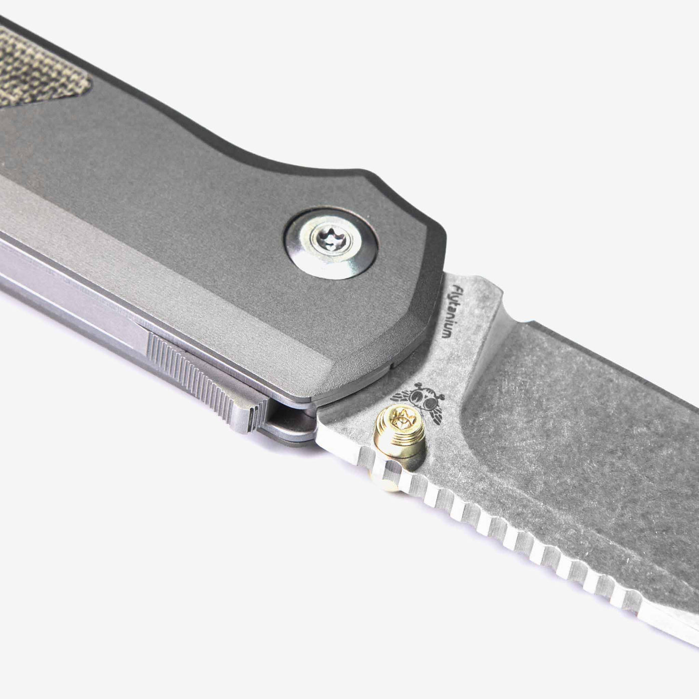 Arcade® - Flytanium Folding Knife - Gunmetal Micarta