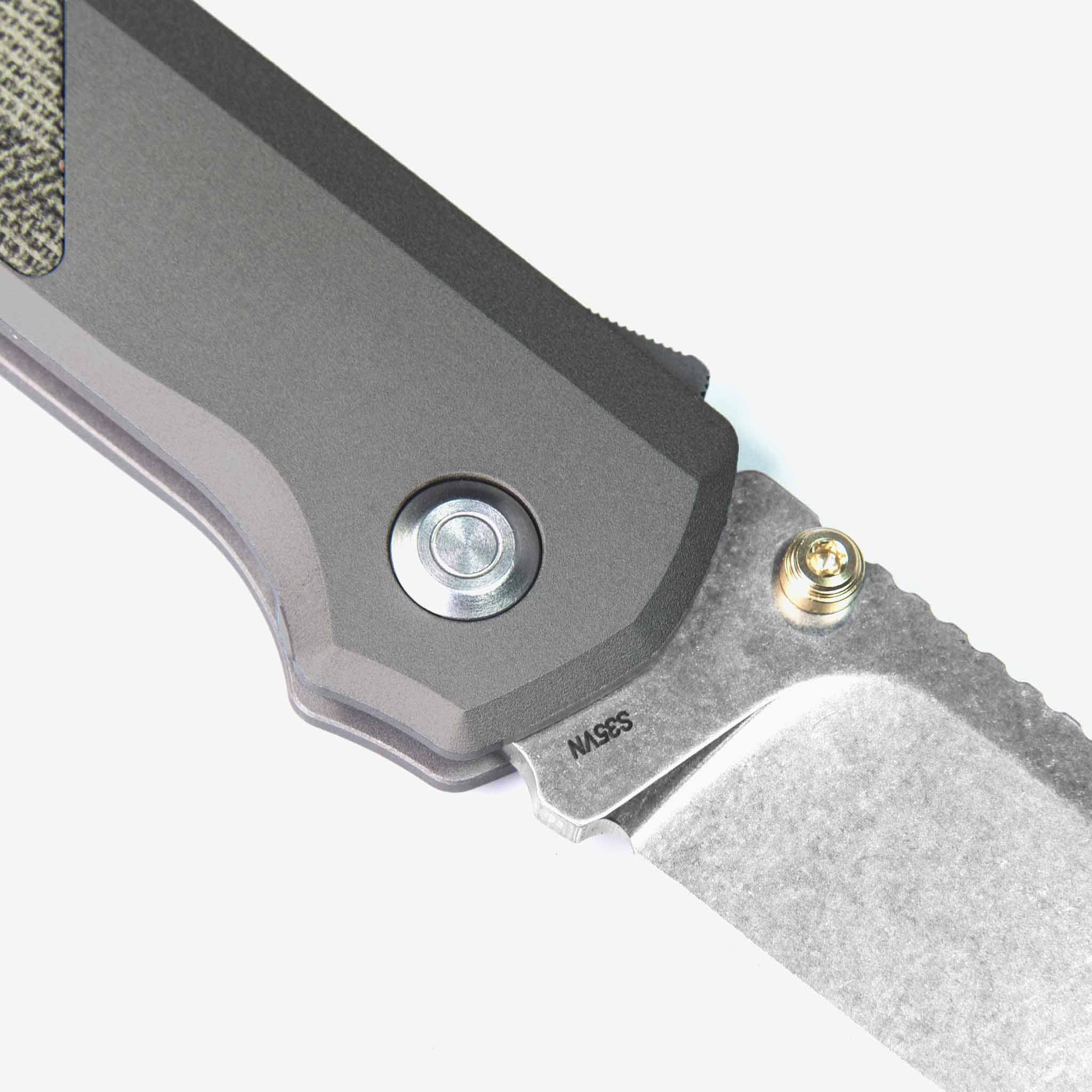 Arcade® - Flytanium Folding Knife - Gunmetal Micarta