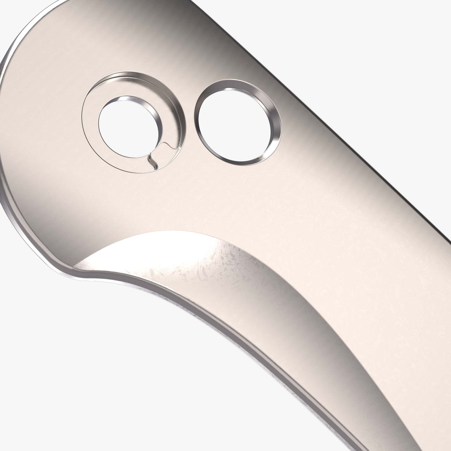 Contoured Titanium Scales for CIVIVI Elementum Button Lock Knife - Dis