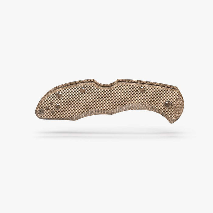Flytanium Custom Micarta Scales - Spyderco Delica
