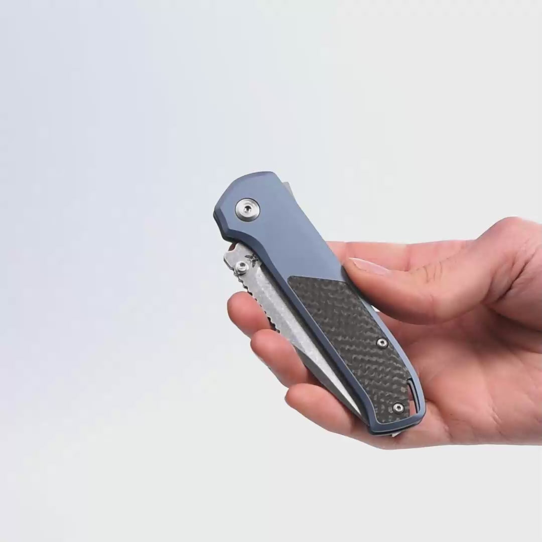 Arcade® - Flytanium Folding Knife - Blue Carbon