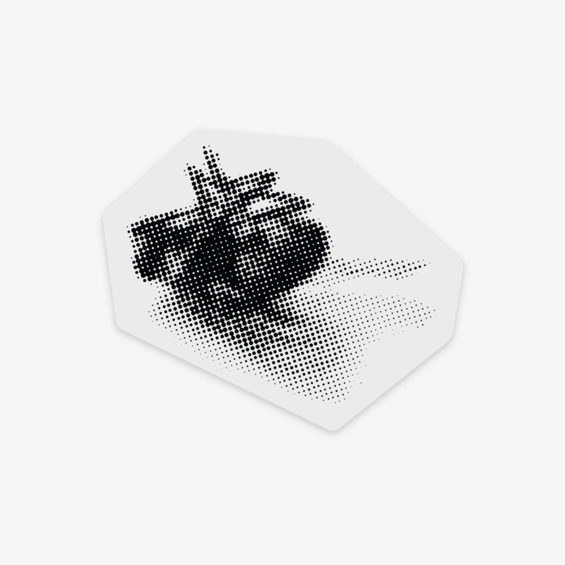 Clear Dead Fly Sticker - Large